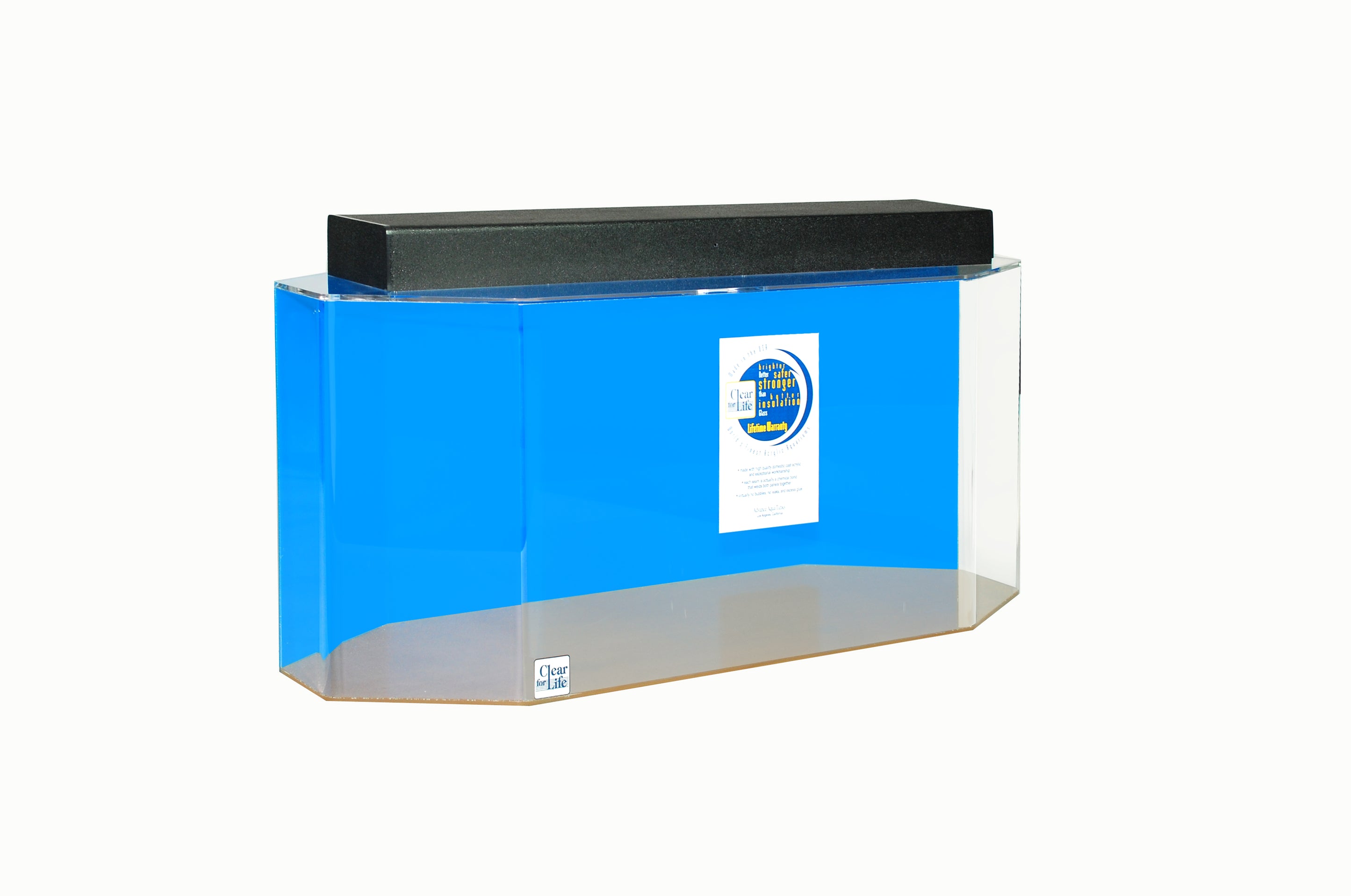 Clear for Life Acrylic Octagon Aquarium - 20 Gallon – Fish Tank USA